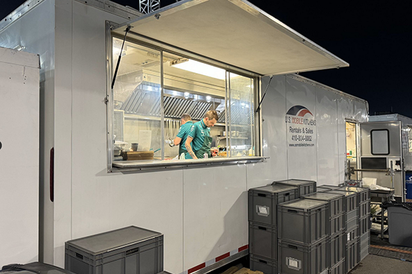 Temporary Kitchens For Motorsport Events | U.S. Mobile Kitchens