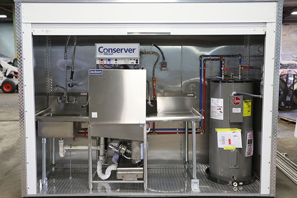 Dishwasher Skids: Dishwasher Skid Rental Sales | U.S. Mobile Kitchens
