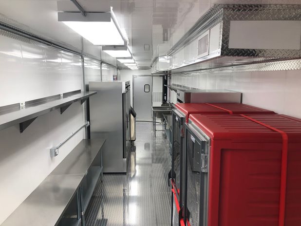 53' Food Prep Trailer Product Gallery | U.S. Mobile Kitchens