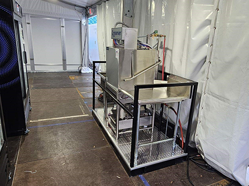 Dishwasher Skids Product Gallery | U.S. Mobile Kitchens