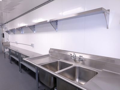 53' Food Prep Trailer Product Gallery | U.S. Mobile Kitchens
