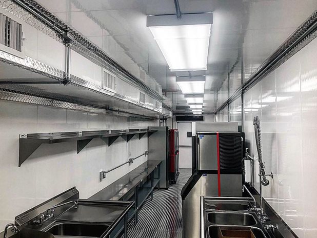 53' Food Prep Trailer Product Gallery | U.S. Mobile Kitchens